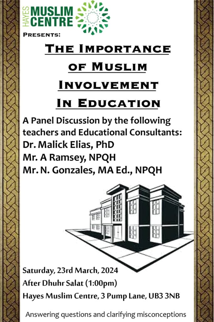 Muslims and Education - Hayes Muslim Centre